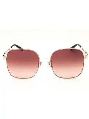 Gucci Gg2053s Sunglasses - Shiny Silver/gradient Brown