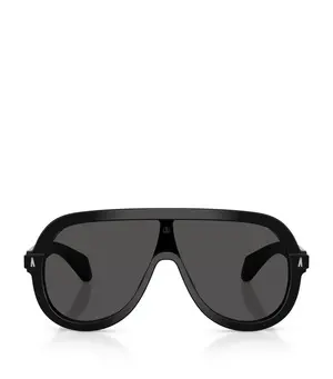 Moncler Sunsette Pilot Sunglasses - Black