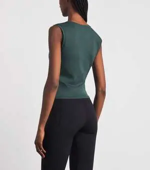 Vuori Halo Essential Scoop Neck Tank Top - Grey