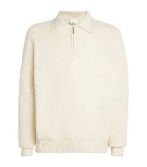 CHE Cotton Orson Quarter-zip Sweater