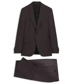 BOSS Two-piece Slim-fit Suit In Italian Virgin Wool - Light Brown