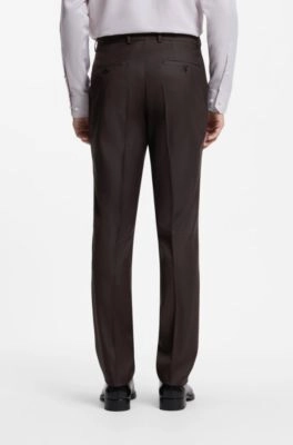 BOSS Two-piece Slim-fit Suit In Italian Virgin Wool