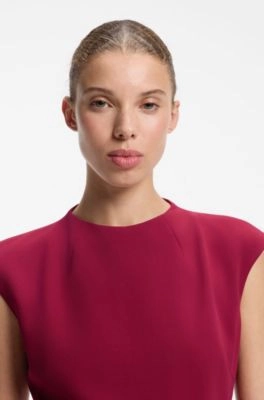Hugo Crepe Jumpsuit With Belt