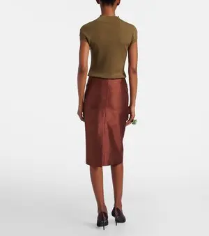 SHUSHU/TONG Embellished Slip Skirt