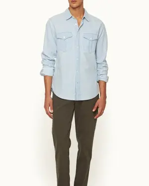 Orlebar Brown Colburn Tailored-fit Shirt - Wave Blue