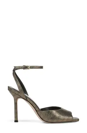 FAVORITE DAUGHTER Yamine Ankle Strap Stiletto Sandal - Gold