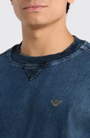 Emporio Armani Look Crewneck Sweatshirt With Logo