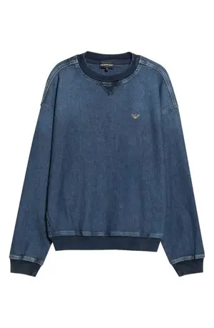 Emporio Armani Look Crewneck Sweatshirt With Logo