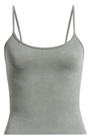 BDG URBAN OUTFITTERS Molly Glitter Cami With Spaghetti Straps