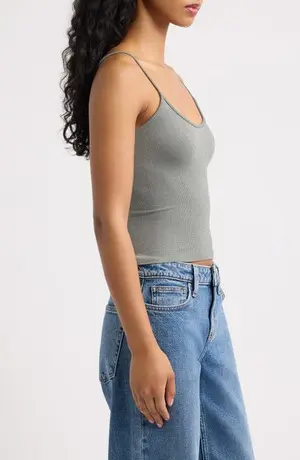 BDG URBAN OUTFITTERS Glitter Camisole - Grey