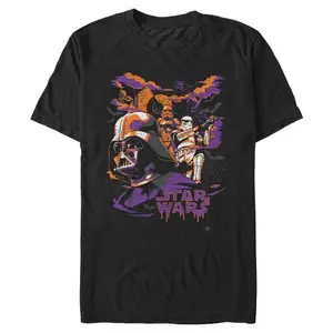 STAR WARS Distressed Halloween Dark Side T Shirt