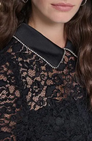 Karl Lagerfeld Paris Lace Mini Dress