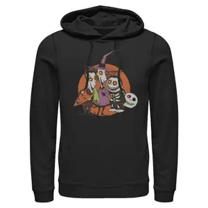 THE NIGHTMARE BEFORE CHRISTMAS Lock, Shock, And Barrel Graphic Hoodie - Black