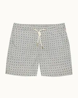 Orlebar Brown Bulldog Drawcord Tailored-fit Swim Shorts - Latte