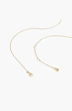 Mejuri Bold Letter Pendant Necklace