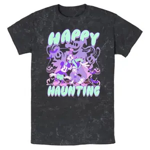 MICKEY & FRIENDS Happy Haunting T Shirt - Black
