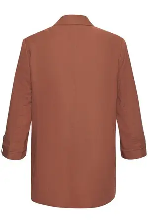 LASCANA Open Front Linen Blazer