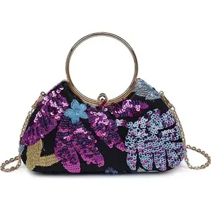 URBAN EXPRESSIONS Phoebe Evening Bag - Black Multi