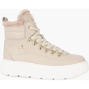 Cavalinho High-top Platform Sneakers - Beige