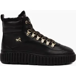 CAVALINHO Artic Platform Leather Sneakers - Black