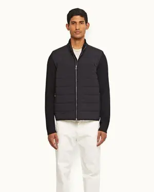 Orlebar Brown Terence Merino Jacket - Night Iris