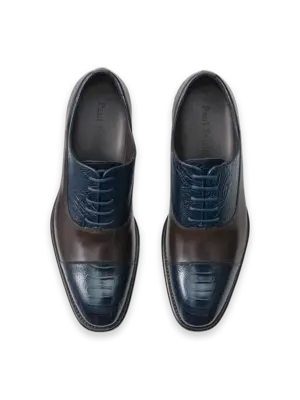 PAUL FREDRICK Cap Toe Oxford