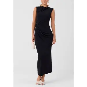 Rachel Rachel Roy Daria High Neck Sleeveless Midi Dress