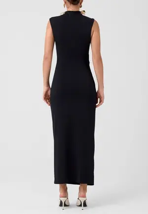 Rachel Rachel Roy Daria High Neck Sleeveless Midi Dress