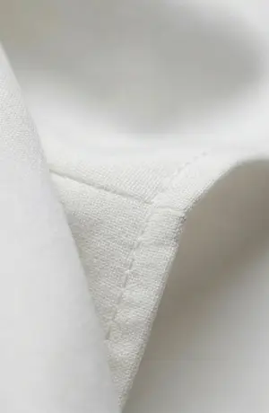MODENAIRE Structured Cap Sleeve Peplum Top
