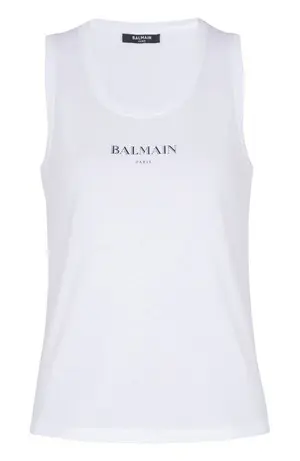 Balmain Tank Top With Print
