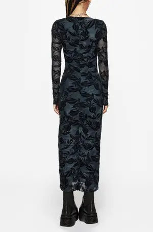 DISTURBIA Bryn Floral Long Sleeve Maxi Dress