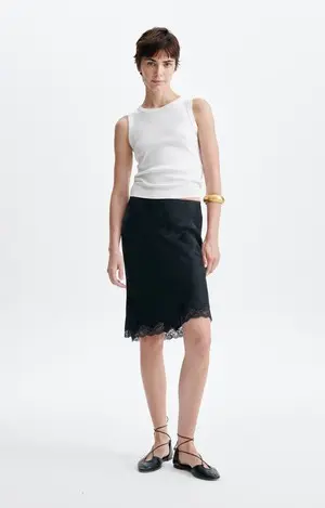 Vanessa Bruno Hasna Jacquard Midi Skirt