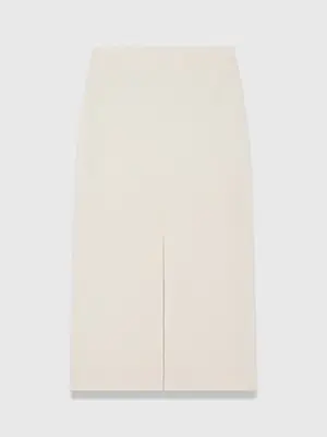 The Fold Clever Crepe Doppio Olena Pencil Skirt