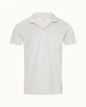 Orlebar Brown Terry Towelling Tailored Fit Towelling Polo Shirt