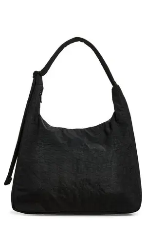 Baggu Recycled Nylon Shoulder Bag - Black