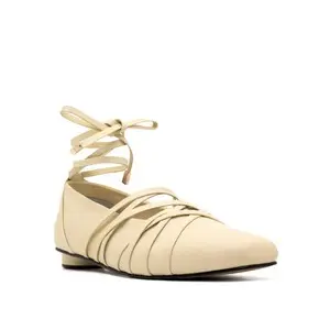 ALTA Sofia Leather Flats - Butter