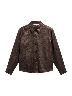 Gerard Darel Loyce Textured Button-through Shirt