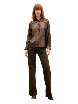 Gerard Darel Loyce Textured Button-through Shirt