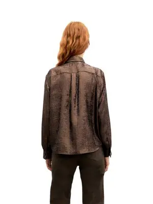 Gerard Darel Loyce Textured Button-through Shirt