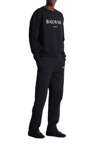 Balmain Printed Sweatshirt - Black
