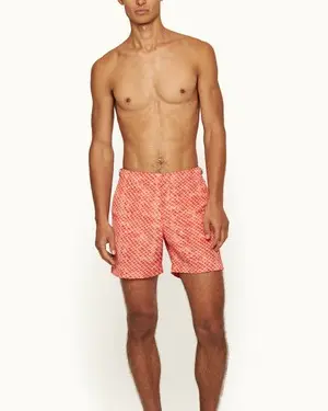 Orlebar Brown Bulldog Tailored-fit Swim Shorts - Summer Red