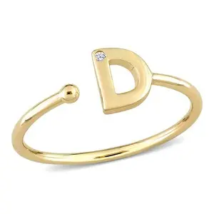 JULIANNA B. Diamond Initial Ring - D