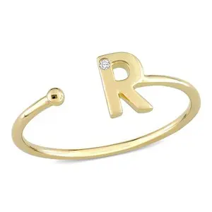 JULIANNA B. Diamond Initial Ring - R