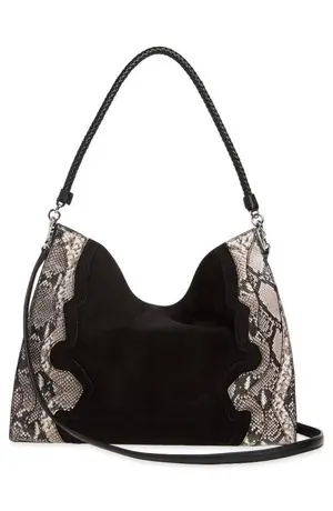 Veronica Beard Vida Leather Shoulder Bag