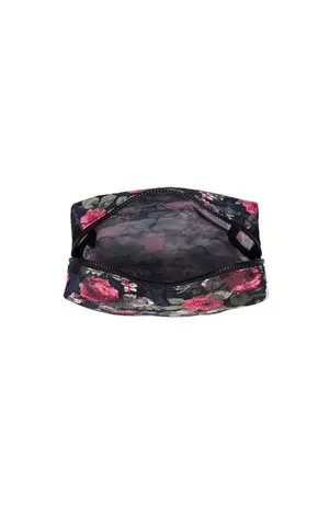 URBAN ESSENTIALS Petal Play Cosmetic & Travel Organizer Pouch - Black