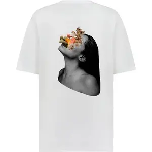 UCHÈ Chè Mushroom Graphic T-shirt - White