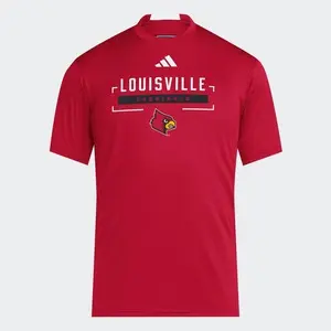 Adidas Louisville Cardinals D4t T-shirt - Red