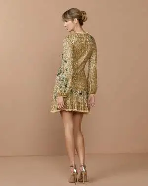 MAC DUGGAL COLLECTION Beaded Mini Dress