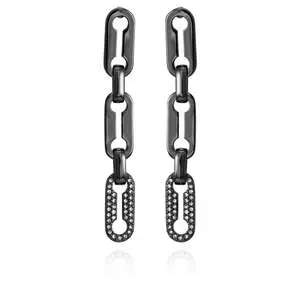 Vince Camuto Tone Link Dangle Drop Earrings