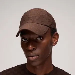 Gucci Embossed Gg Jersey Baseball Cap